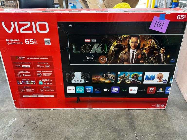 VIZIO 65" M SERIES QUANTUM 6 4K SMART TV IN BOX - Earl's Auction Company