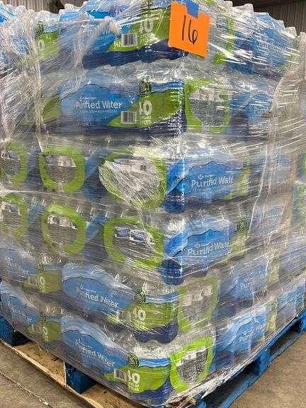 (48) PACKS OF MEMBERS MARK PURIFIED WATER BOTTLES (40 BOTTLES PER PACK ...