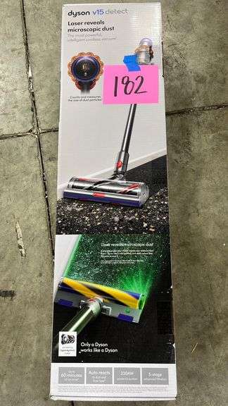 DYSON V15 DETECT CORDLESS VACUUM IN BOX - Earl's Auction Company
