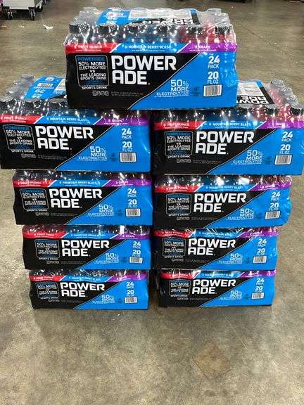 (9) PACKS OF POWERADE (24 BOTTLE PER PACK) - Earl's Auction Company