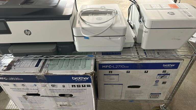 LARGE LOT OF ASSORTED PRINTERS - SEE PHOTOS - Earl's Auction Company