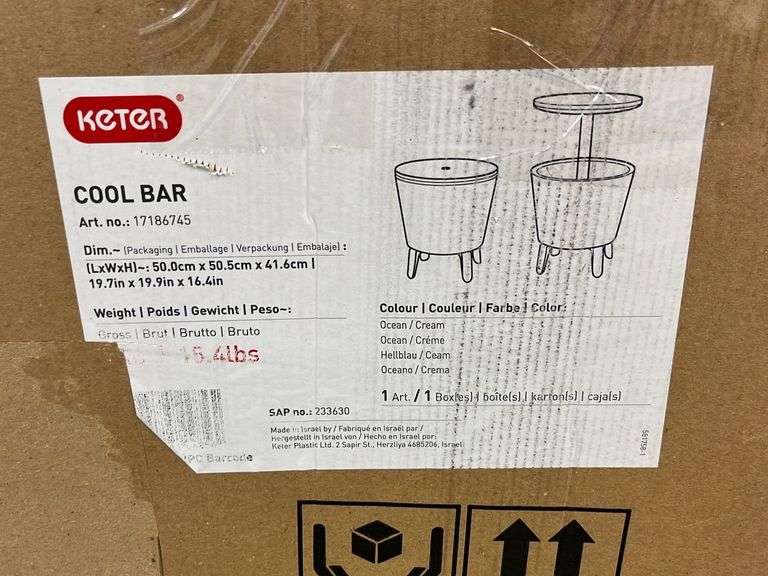 KETER COOL BAR IN BOX - Earl's Auction Company
