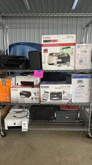 LARGE LOT OF ASSORTED PRINTERS - SEE PHOTOS - Earl's Auction Company
