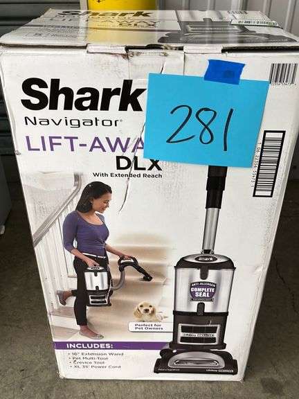 SHARK VACUUM IN BOX - Earl's Auction Company