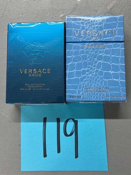 (2) NEW VERSACE COLOGNES IN BOX - Earl's Auction Company