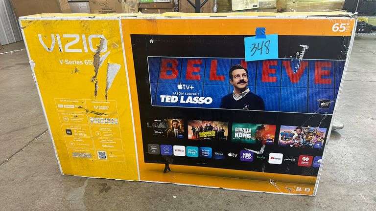 VIZIO 65" V-SERIES 4K SMART TV IN BOX - Earl's Auction Company