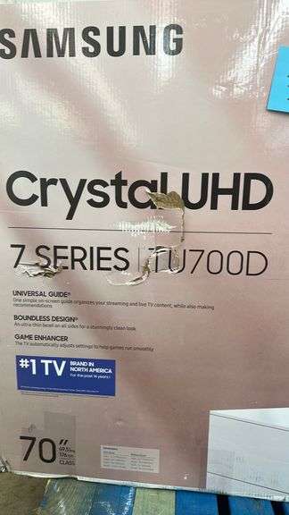 SAMSUNG 70" CRYSTAL UHD 7 SERIES TU700D 4K SMART TV IN BOX - Earl's ...