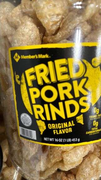 (30) CONTAINERS OF FRIED PORK RINDS - Earl's Auction Company