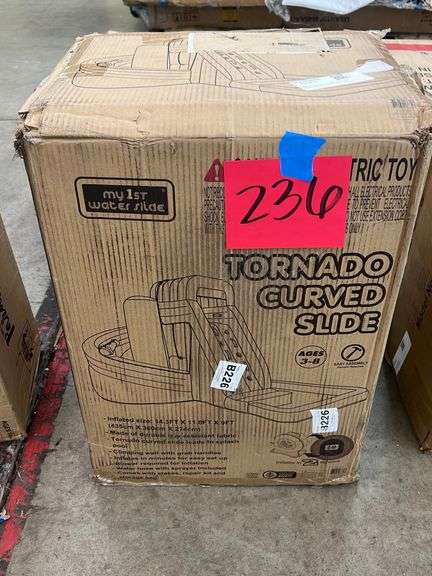 TORNADO CURVED SLIDE IN BOX - Earl's Auction Company