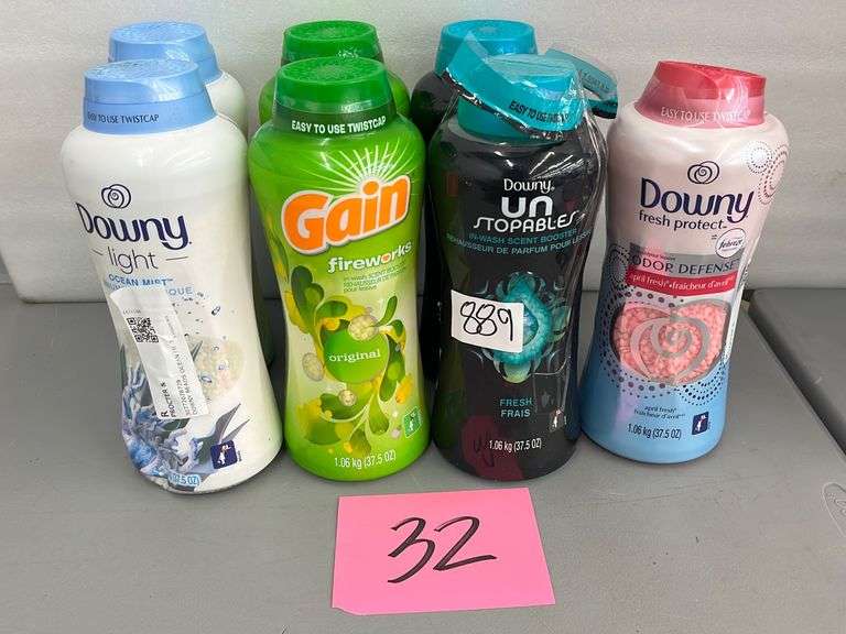 (7) CONTAINERS OF DOWNY IN WASH SCENT BOOSTERS - Earl's Auction Company