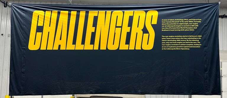 17FTx7FT IMS MUSEUM CHALLENGERS BANNER - Earl's Auction Company