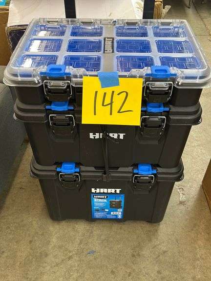 3PC HART STACKABLE ROLLING TOOL TOTE SYSTEM - Earl's Auction Company