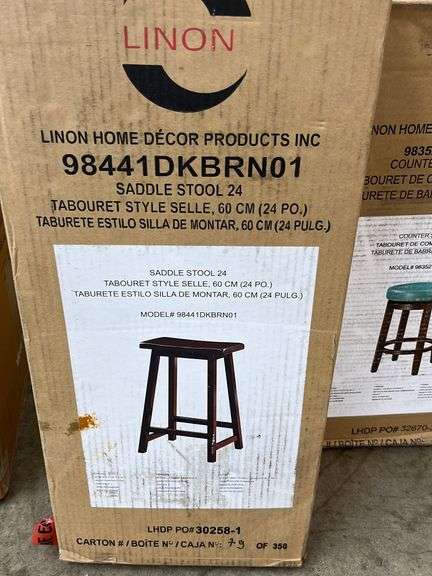 (2) ASSORTED STOOLS IN BOXES - Earl's Auction Company