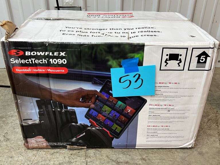 BOWFLEX SELECT TECH 1090 DUMBBELL IN BOX (SINGLE DUMBBELL) - Earl's ...
