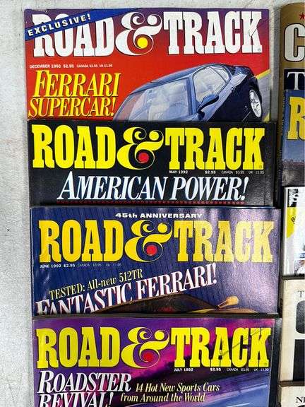 (13) ASSORTED CAR MAGAZINES FROM EARLY 1990S - Earl's Auction Company