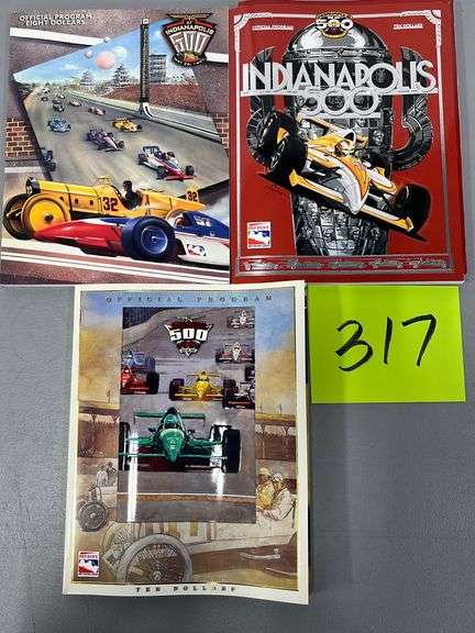 1997, 1998 & 1999 INDY 500 OFFICIAL PROGRAMS - Earl's Auction Company