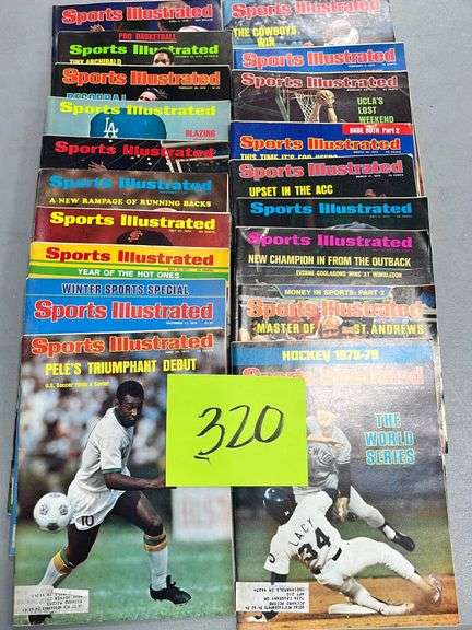 (20) SPORTS ILLUSTRATED MAGAZINES FROM THE 1970S - Earl's Auction Company