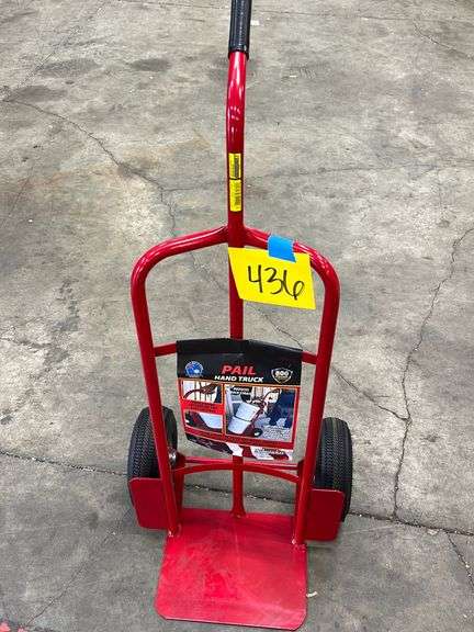 MILWAUKEE PAIL HAND TRUCK - RED - Earl's Auction Company