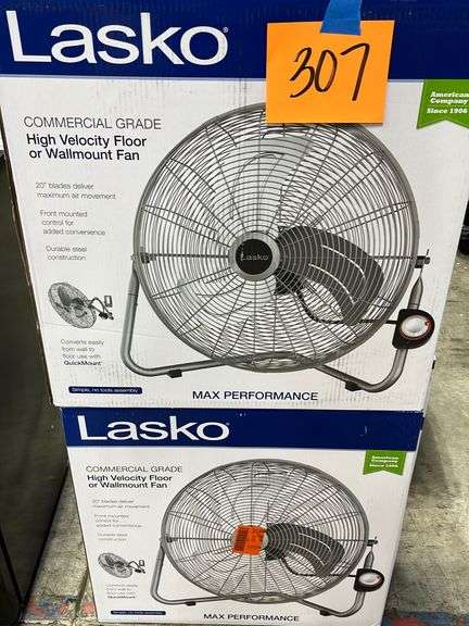 (2) LASKO FANS IN BOXES - Earl's Auction Company