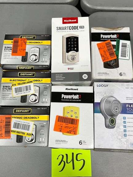 (7) ASSORTED SMART DOOR LOCKS IN BOXES - Earl's Auction Company