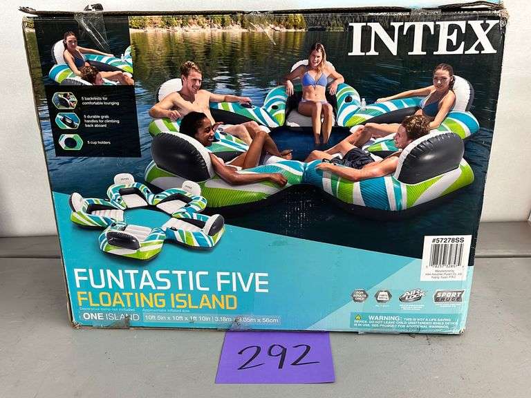 INTEX FLOATING ISLAND IN BOX - Earl's Auction Company