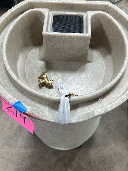 AS IS - TAN RAIN BARREL - Earl's Auction Company