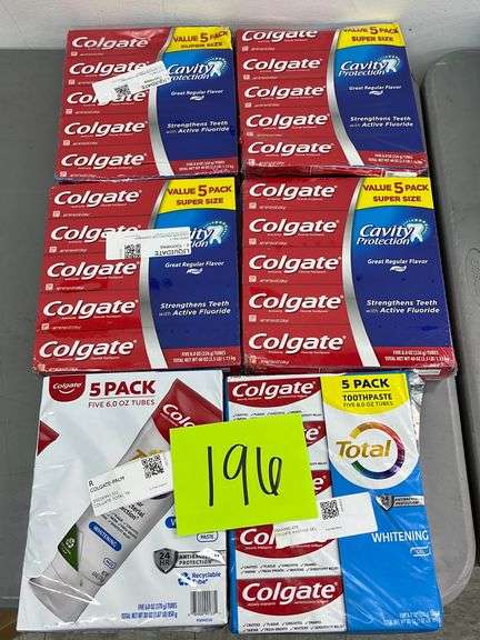 (6) PACKS OF COLGATE TOOTHPASTE - Earl's Auction Company