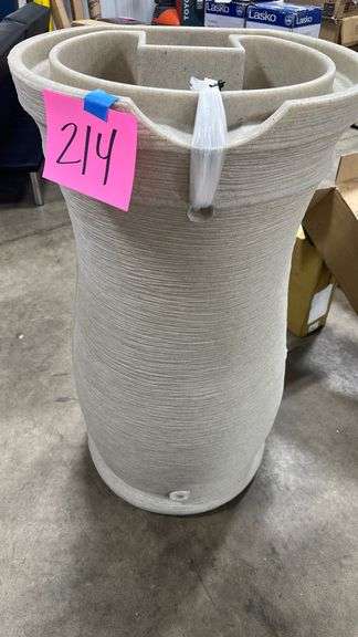 AS IS - TAN RAIN BARREL - Earl's Auction Company