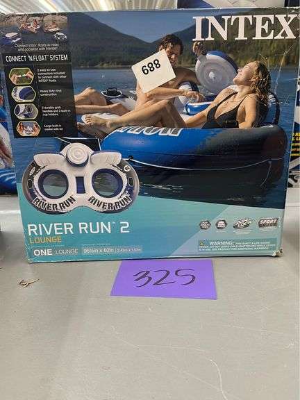 INTEX RIVER RUN 2 FLOAT IN BOX - Earl's Auction Company