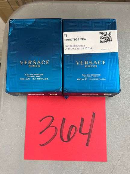 (2) VERSACE EROS COLOGNES IN BOXES - Earl's Auction Company