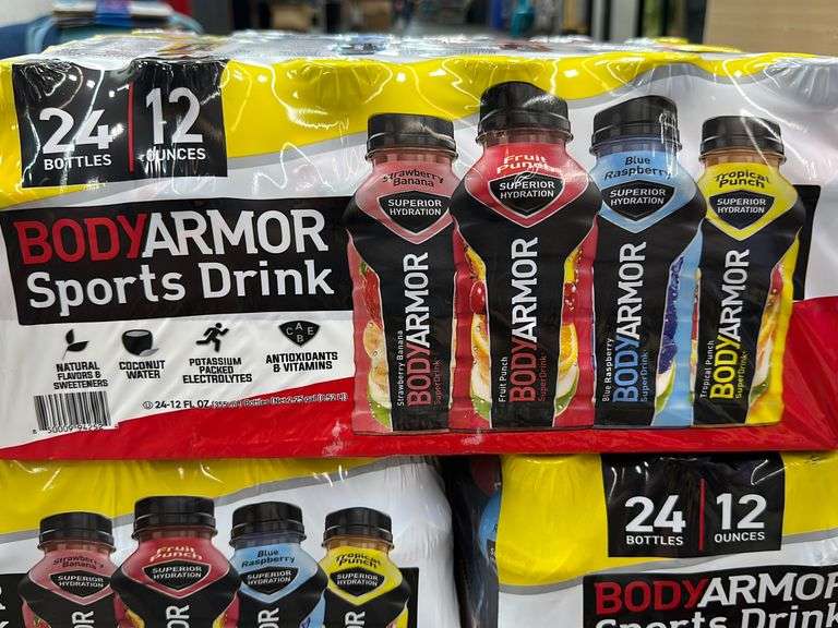 (5) PACKS OF BODY ARMOR 12OZ SPORTS DRINKS (24 PER PACK) - Earl's ...