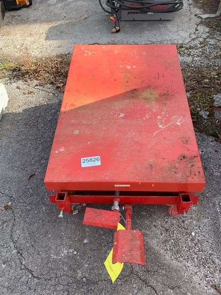 HYDRAULIC LIFT TABLE/JACK - EK Auctioneers LLC