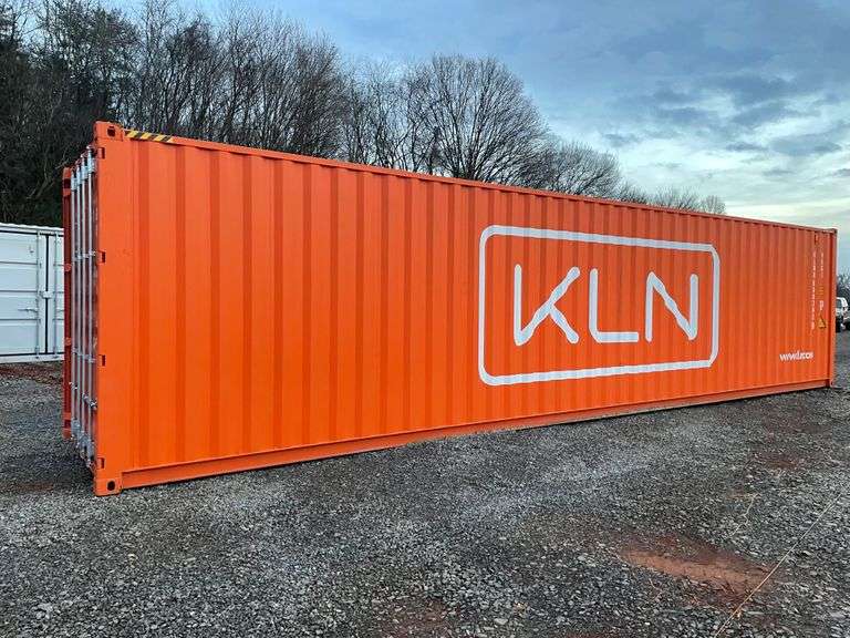 40' HIGH CUBE SINGLE USE SHIPPING CONTAINER - EK Auctioneers LLC