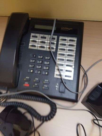 YEALINK CORDLESS PHONE SYSTEM, UNISYN COMDIAL PHONE - EK Auctioneers LLC