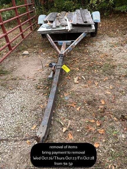SHORELINE BOAT TRAILER - EK Auctioneers LLC