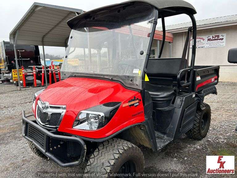 KIOTI MECHRON 2200 4X4 SIDE BY SIDE - EK Auctioneers LLC