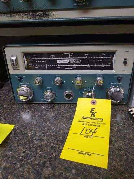 HEATHKIT DAYSTROM TRANSMITTER RECEIVER MODEL HW-20 - EK Auctioneers LLC