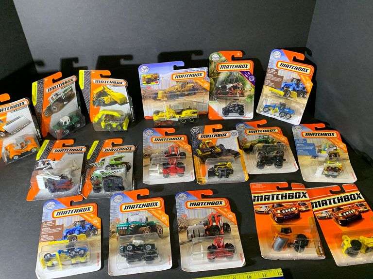 (17) MATCHBOX MVX CONSTRUCTION GROUNDBREAKER, DUMP DOZER, ACRE MAKER ...