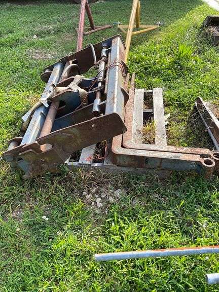 JCB wheel loader telehandler fork attachment - EK Auctioneers LLC