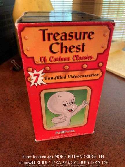 TREASURE CHEST OF CARTOON CLASSICS VHS - EK Auctioneers LLC