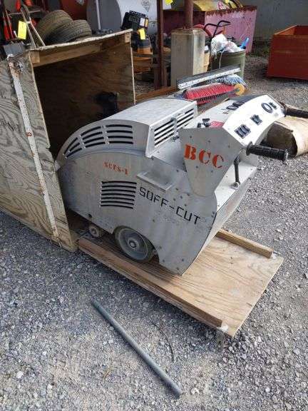 SOFT CUT CONCRETE SAW IN CRATE - EK Auctioneers LLC