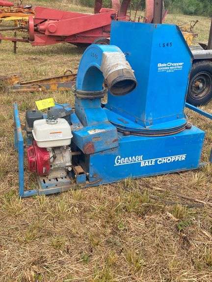 GOOSEN BALE STRAW CHOPPER BLOWER - EK Auctioneers LLC