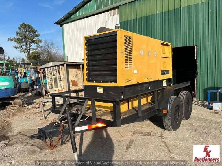 CAT 3114 75KW GENERATOR - EK Auctioneers LLC