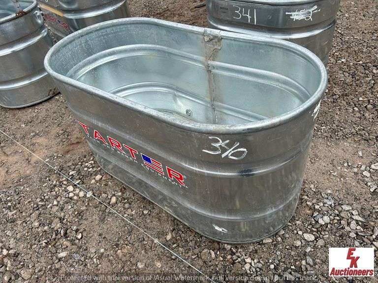 100 GALLON TARTER WATER TROUGH - EK Auctioneers LLC