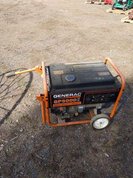 GENERAC GP 5000 GENERATOR - EK Auctioneers LLC