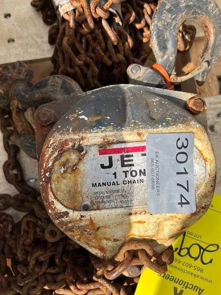 1TON JET CHAIN FALL - EK Auctioneers LLC