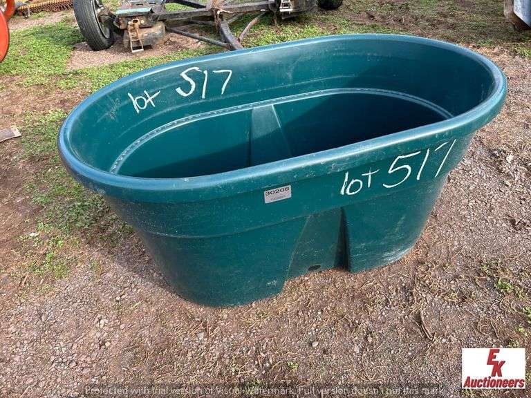 100GAL PLASTIC WATER TROUGH - EK Auctioneers LLC