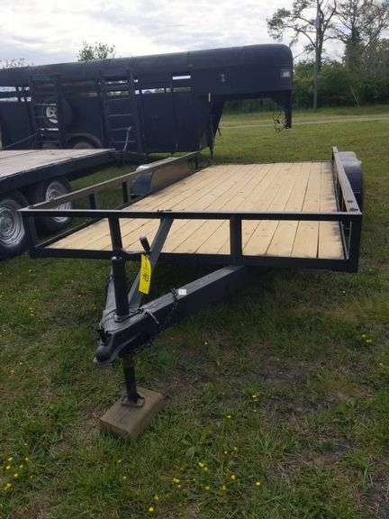 16' TANDEM AXLE UTILITY TRAILER - EK Auctioneers LLC