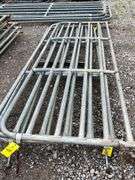 (1) USED 12' CO-OP 6BAR HD FARM GATE - EK Auctioneers LLC