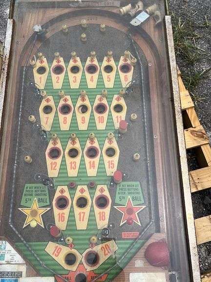 Bally Bonus seven pinball machine. - EK Auctioneers LLC